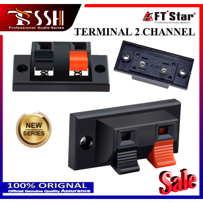 The@ 2TERMINAL 2 CHANNEL SPEAKER TERMINAL MONO THICK 2 PIN | Shopee ...