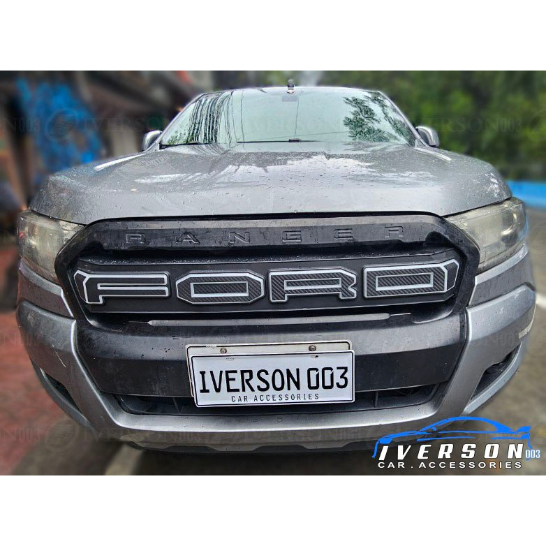 Ford Ranger T7 2015 to 2017 Front Grill FORD LED Logo | Shopee Philippines