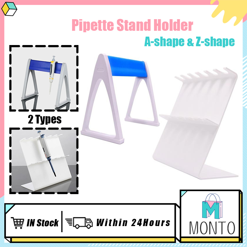 Universal Lab Pipette Stand Pipette Holder A Shape Z Shape 6 Holes ...