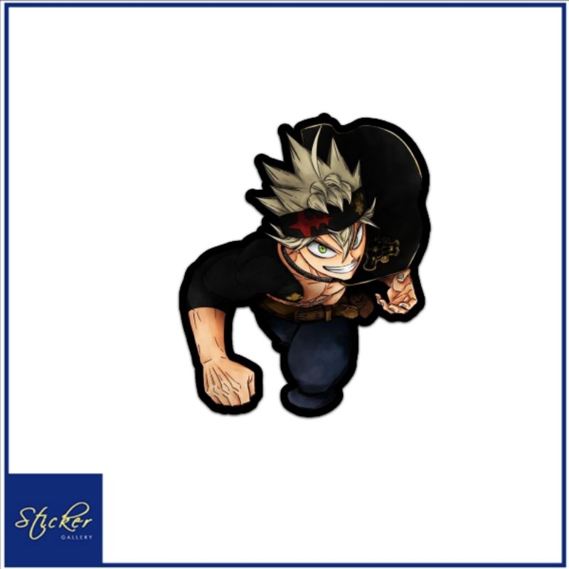 ASTA BLACK CLOVER ANIME WATERPROOF STICKER | Shopee Philippines