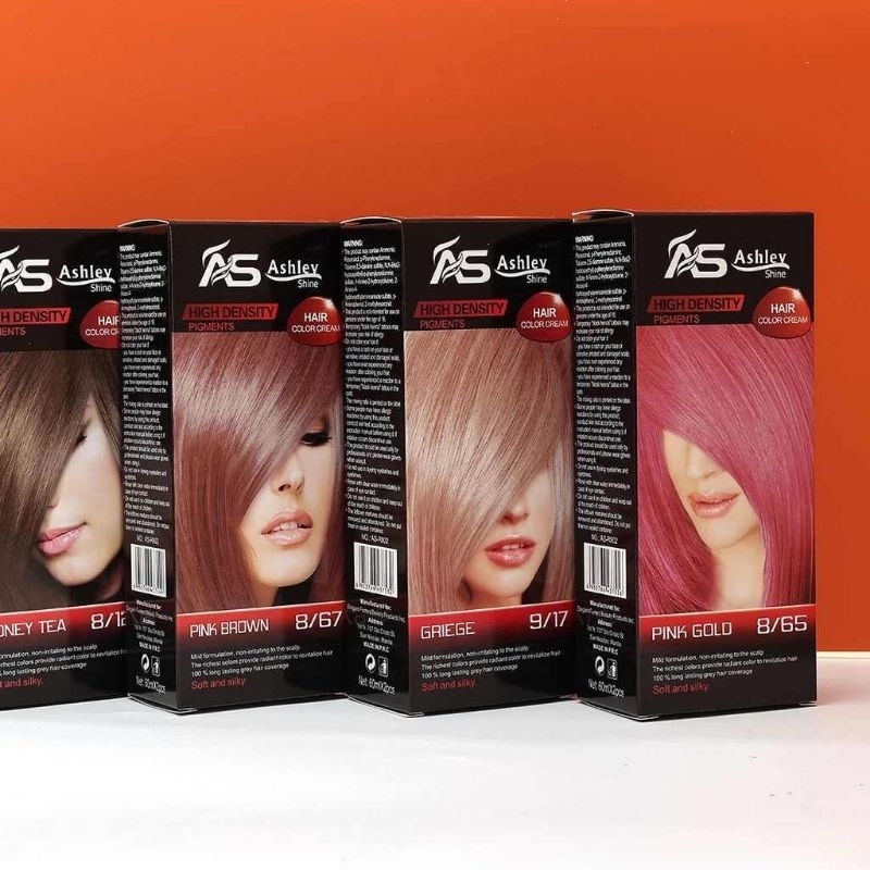 ASHLEY BIO-KERATIN hair color soft and silky fashion color 60ml 2in1 ...