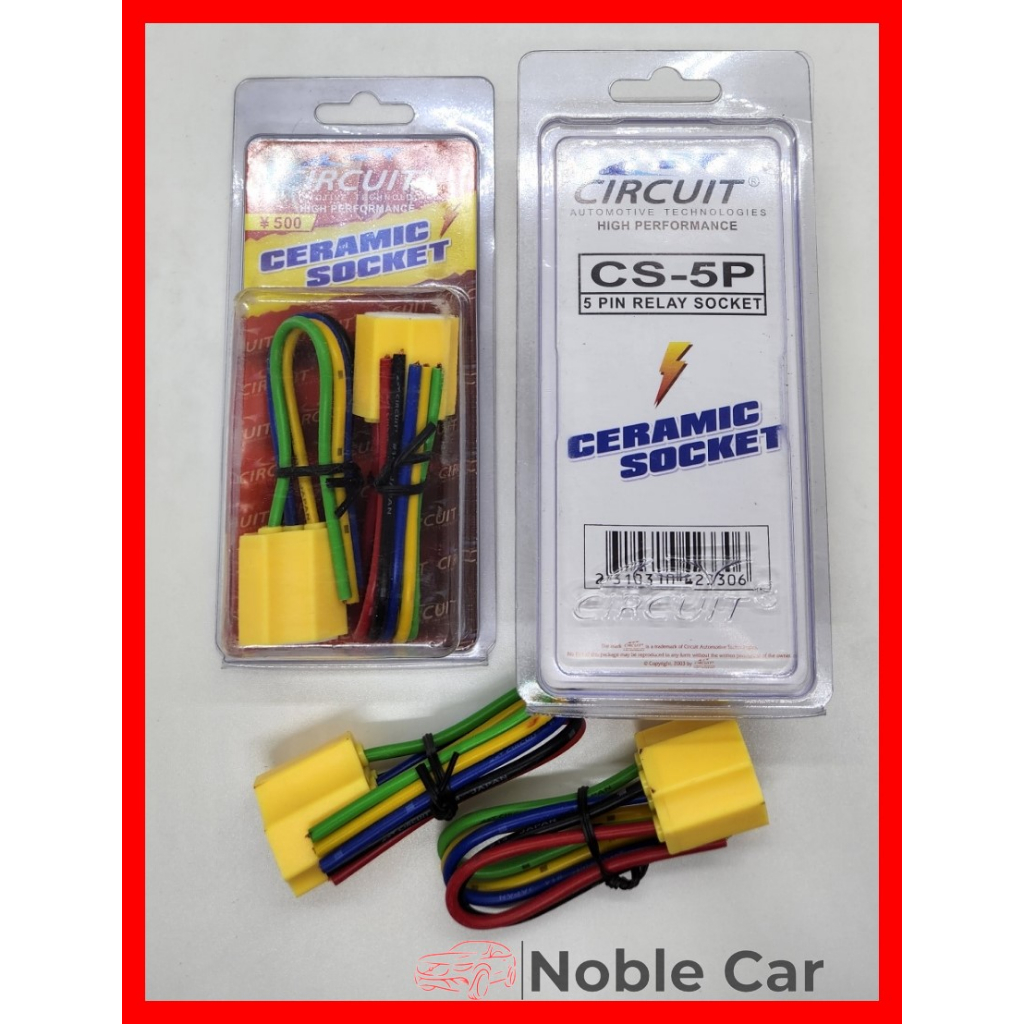 CIRCUIT Relay Ceramic Socket 5 pin (CS-5P) | Shopee Philippines