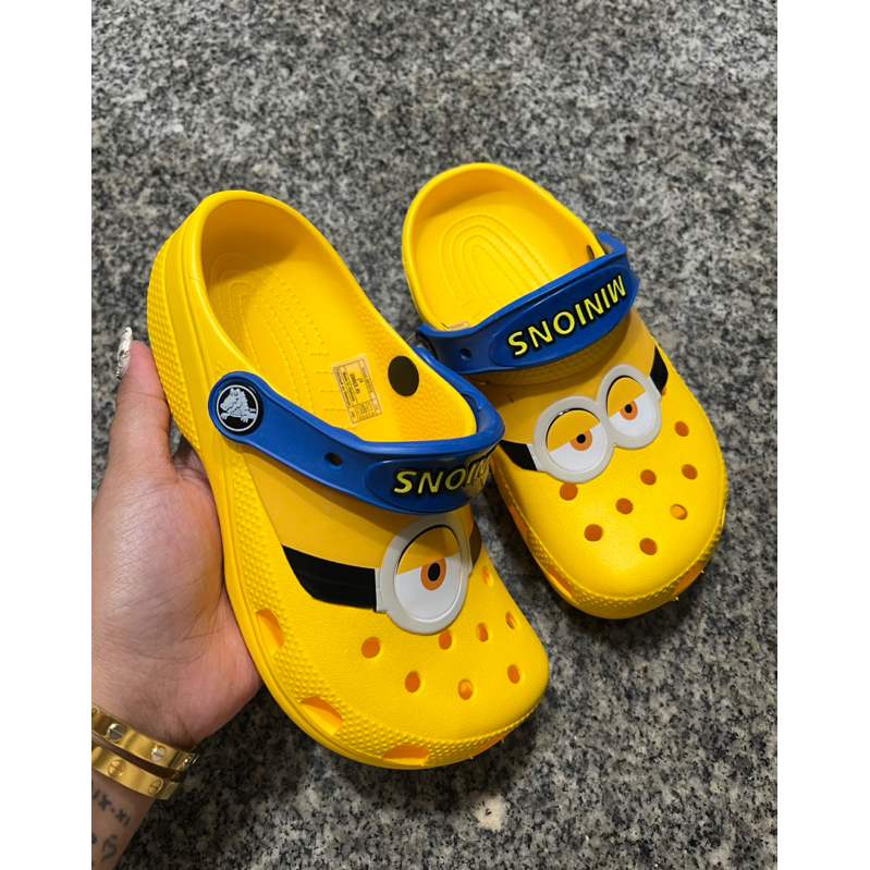 Crocs Kids Clog | Minions | Sandals Boy | Shoes | Shopee Philippines