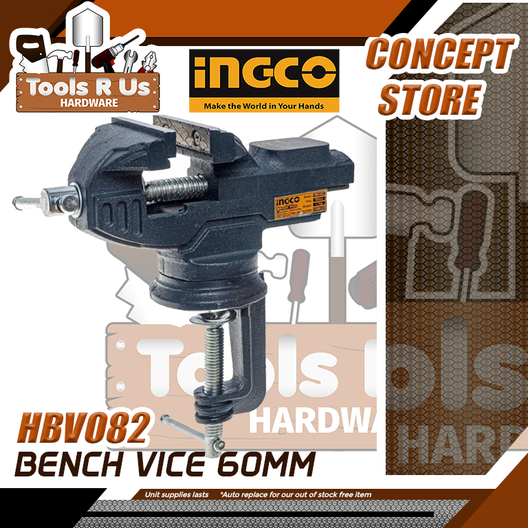 Ingco Bench Vice Industrial Heavy Duty 60mm HBV082 * MERVILLE | Shopee ...
