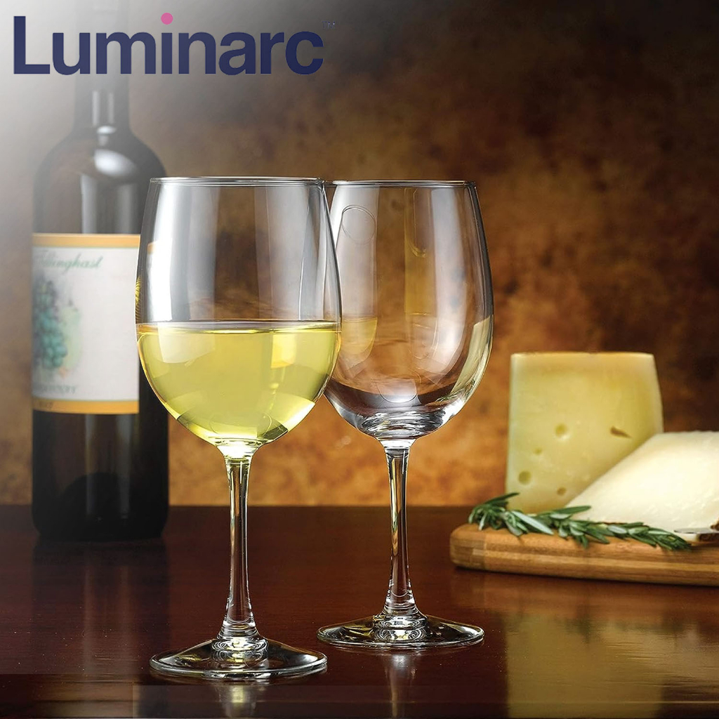 Luminarc V4226 Maine Stemglass Wine Glass Stemware 35cl 6pcs | Shopee ...
