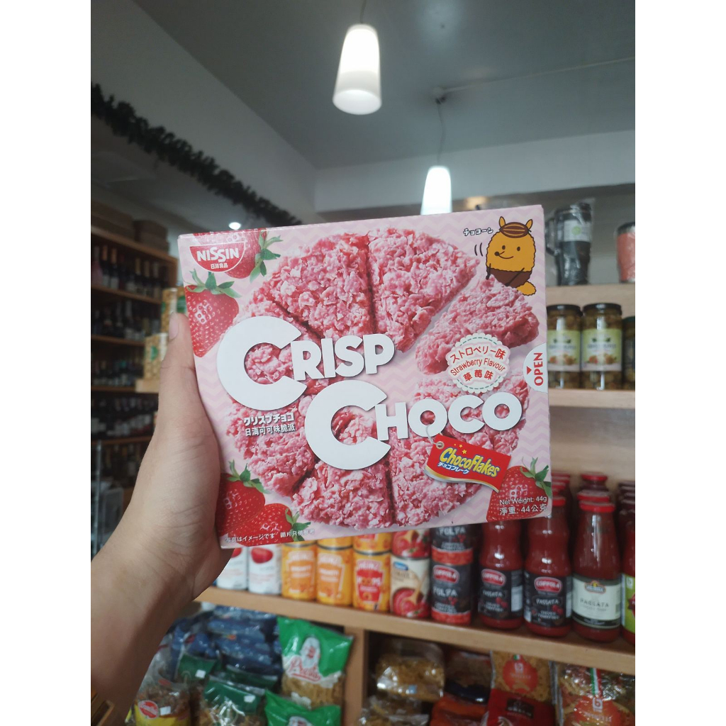 NISSIN CRISP CHOCO STRAWBERRY FLAVOUR 44g | Shopee Philippines