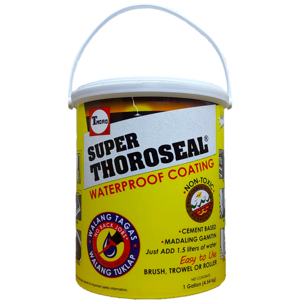 Thoro Super Thoroseal Waterproof Coating - 1 Gal - Gray or White ...