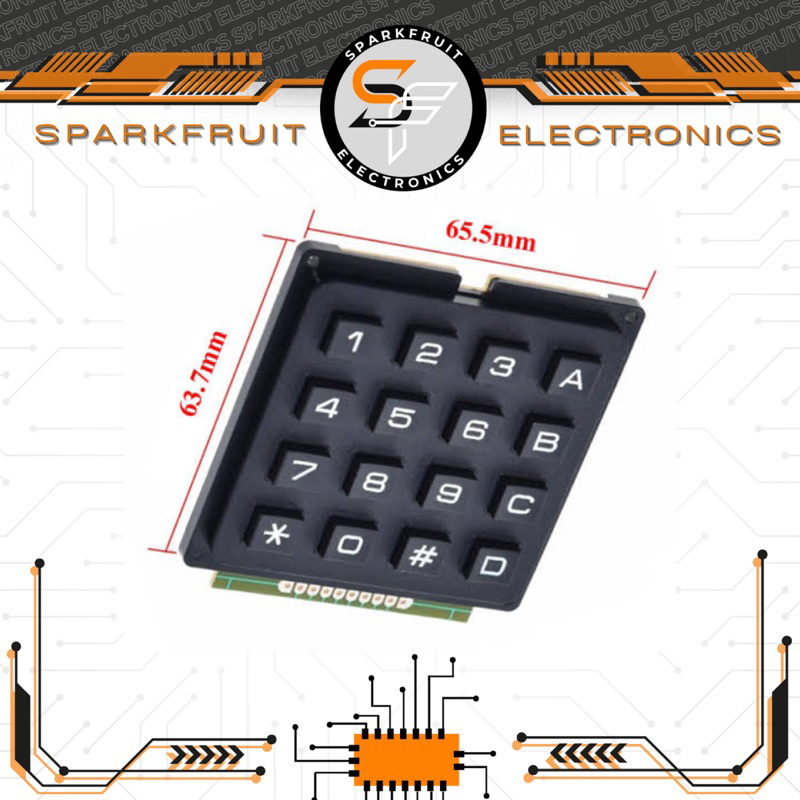 KEYPAD MODULE 4X4 (HIGH QUALITY) | Shopee Philippines