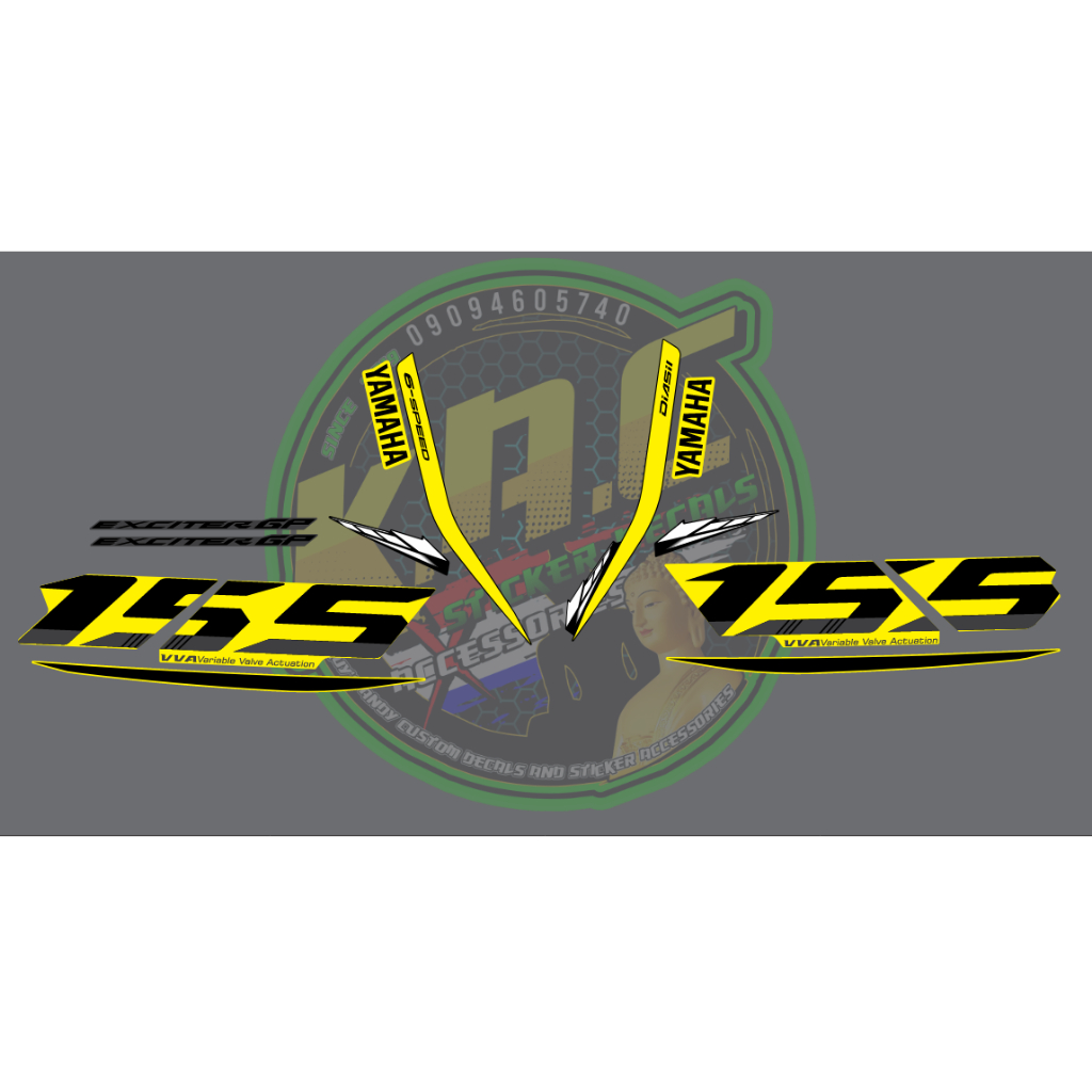 YAMAHA SNIPER 155R 2023 DECALS STICKER | Shopee Philippines
