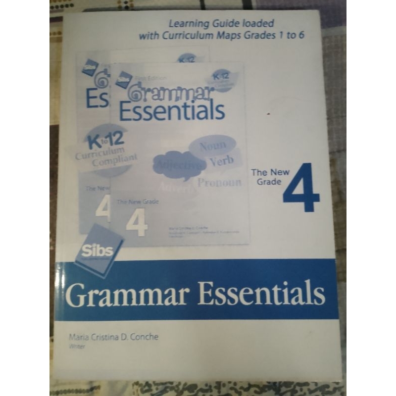 Grammar Essential grade 4 Learning guide Loaded with Curriculum Map ...
