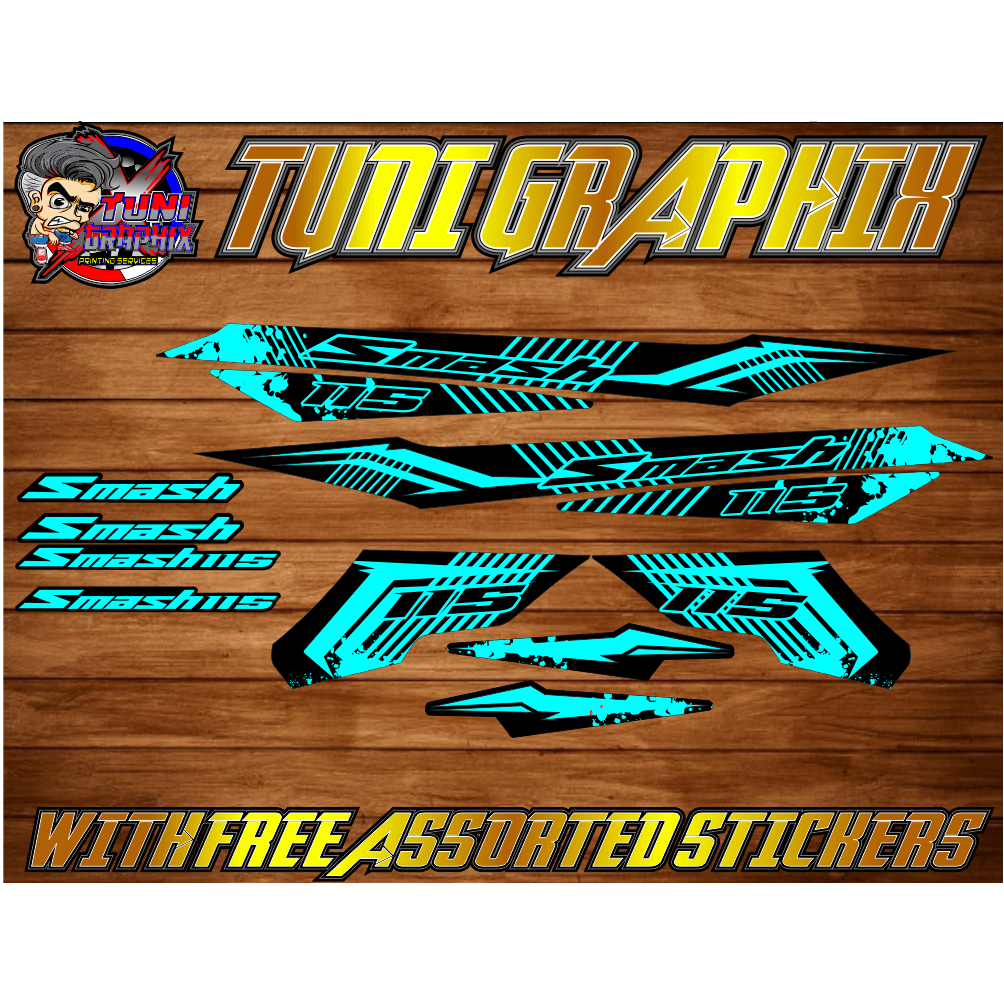 SUZUKI SMASH 115 DECALS MALAYSIAN CONCEPT | Shopee Philippines
