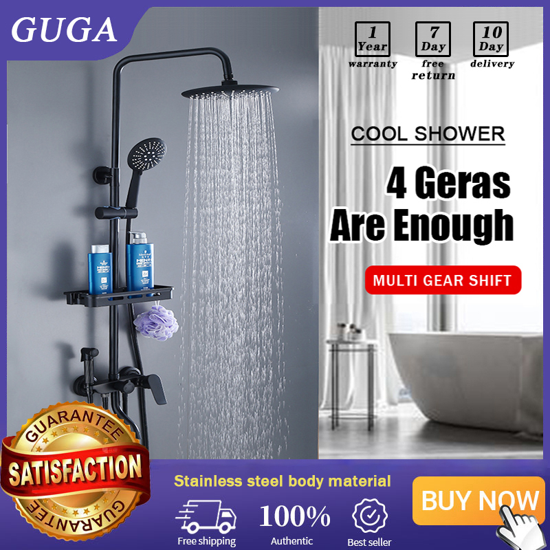Guga shower set bathroom shower head 304 stainless steel shower set ...