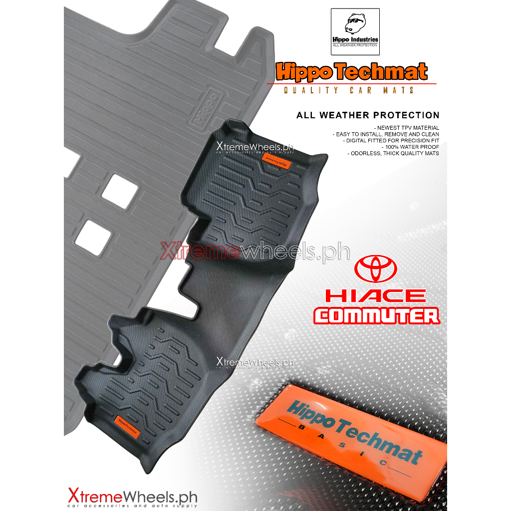 Hiace Commuter / Decontent 2019-2025 Thailand Made V2 Hippo Techmat ...