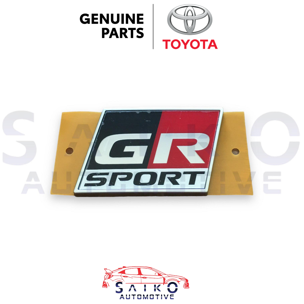 Toyota Rear GR Sport Logo Emblem | Shopee Philippines
