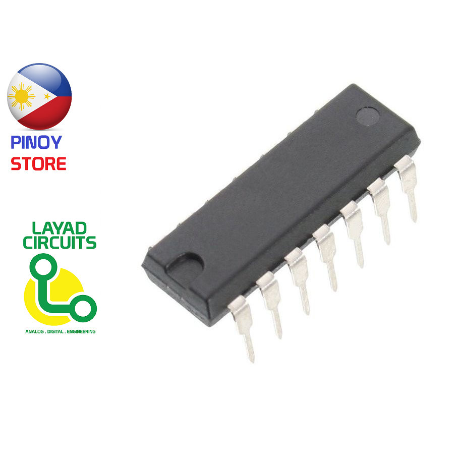 74LS74 Dual D Flipflop 7474 logic IC flip flop DIP IC | Shopee Philippines