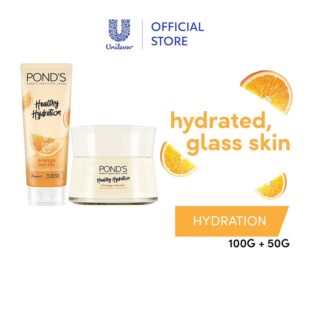 POND'S Healthy Hydration Orange Nectar Jelly Cleanser 100g ...