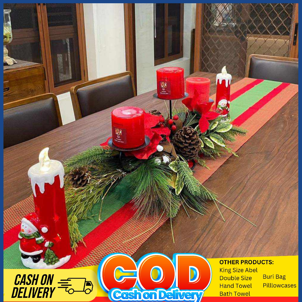 Ilocos Inabel Table Runner 2.5 Meters for 8 seater Table design ...