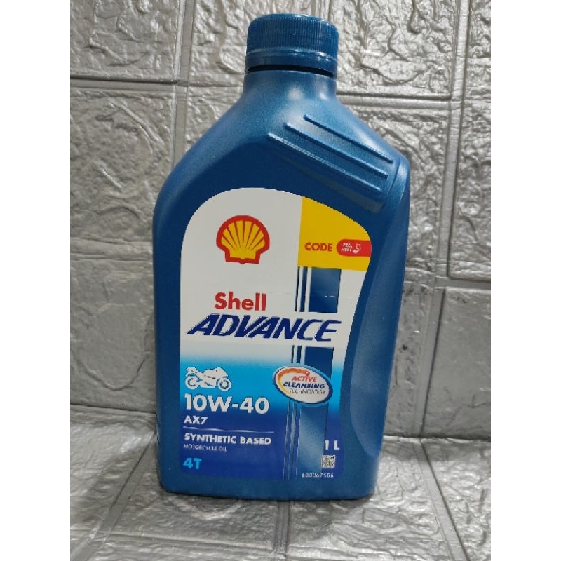 Shell Advance AX7 10W-40 Engine Oil 1L | Shopee Philippines