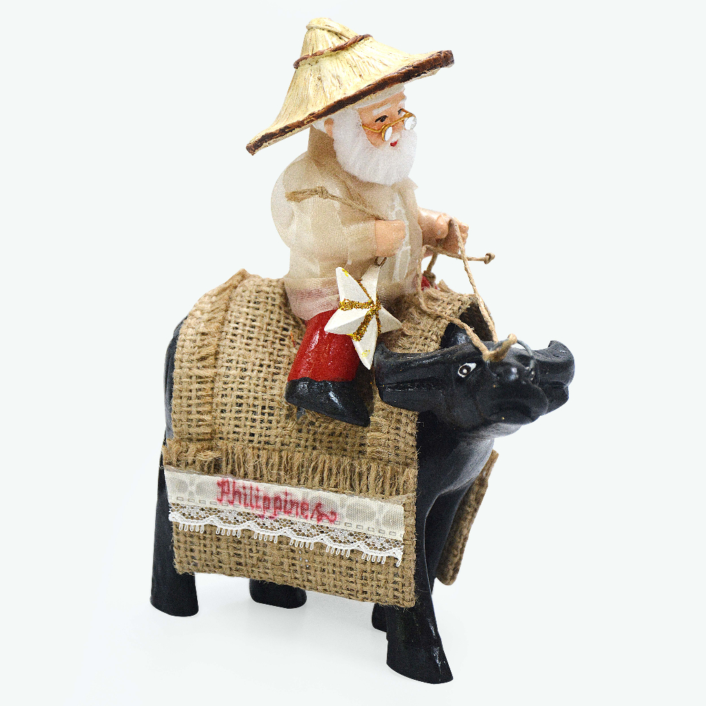 Resin Filipino Santa Carabao Rider 6 x7" | Shopee Philippines