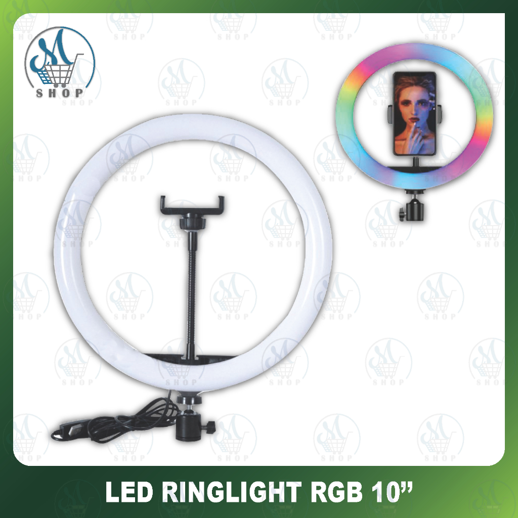RGB LED RINGLIGHT 10'' | Shopee Philippines