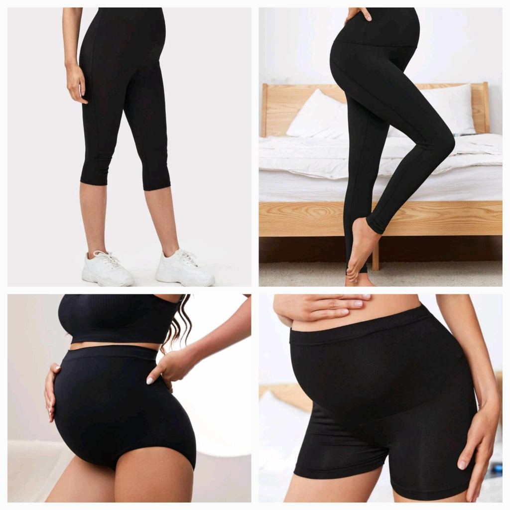patricia Maternity Pregnancy Wear Leggings Capri Tokong Shorts for ...