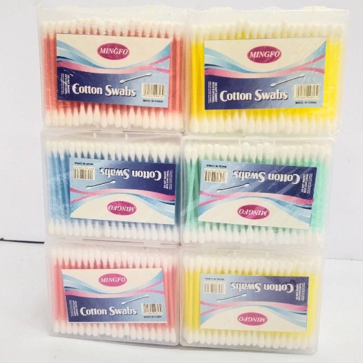 LINLAN NEW COD 1PC COTTON SWABS BABY DOUBLE COTTON SWABS BUDS COTTON ...