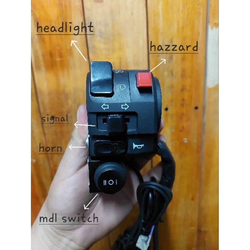 OEM LEFT SWITCH FOR HONDA CLICK 125/150/160 v2,v3 PLUG AND PLAY ...