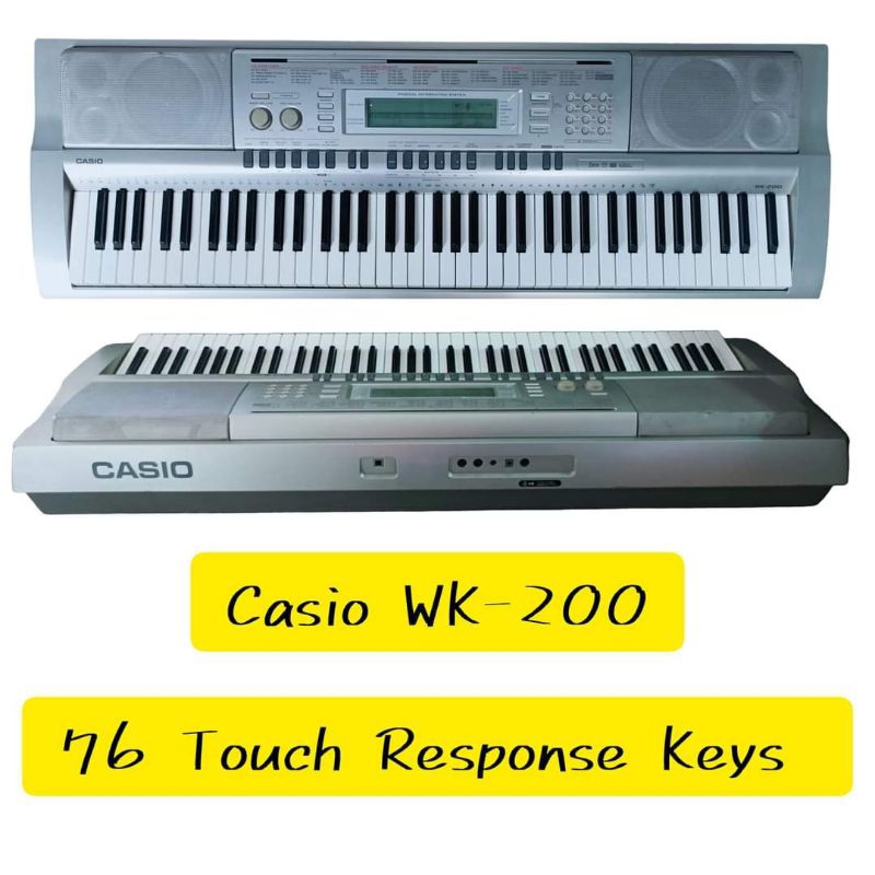 Casio WK- 200 (76 Keys) | Shopee Philippines