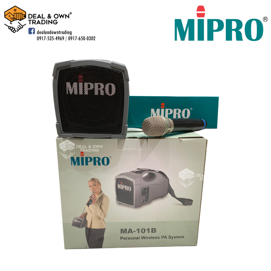 Mipro MA-101B with ACT32H Microphone (SOLD PER PC) | Shopee Philippines