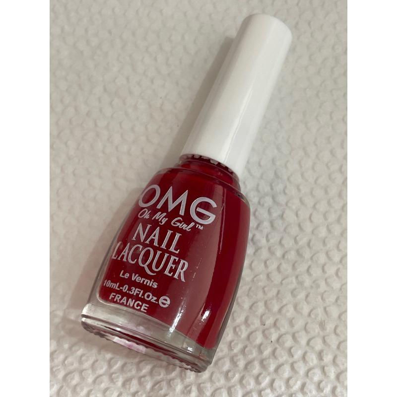 Original OMG nail polish Cutics ( Red , pussy red ) | Shopee Philippines