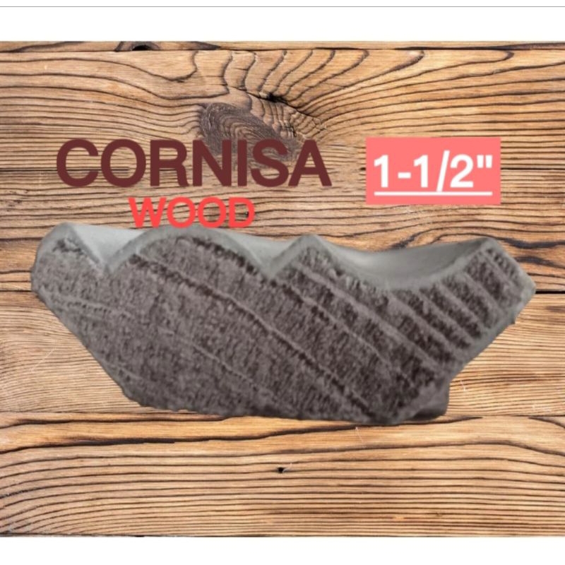 Cornisa | Wood | 1-1/2" | sold per 1 foot, 2 feet, 3 feet 4 feet, 150cm ...