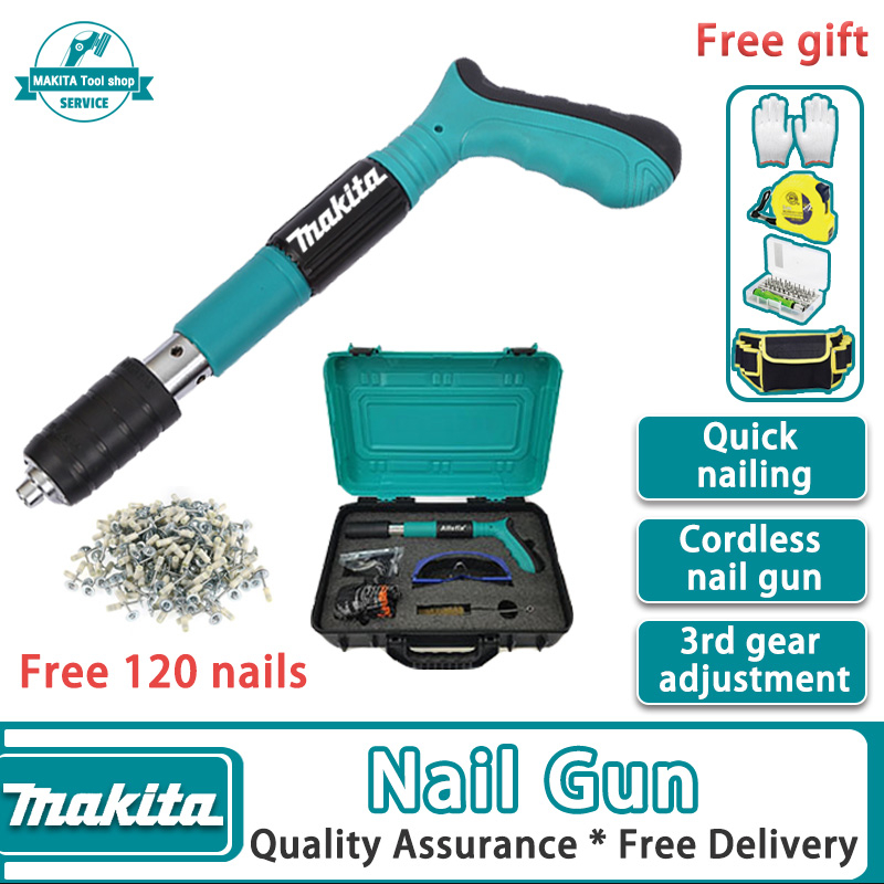 MAKITA Nail gun Manual Steel Nails Gun For Concrete Rivet Tool Steel ... MAKITA Nail gun Manual Steel Nails Gun For Concrete Rivet Tool Steel ...
