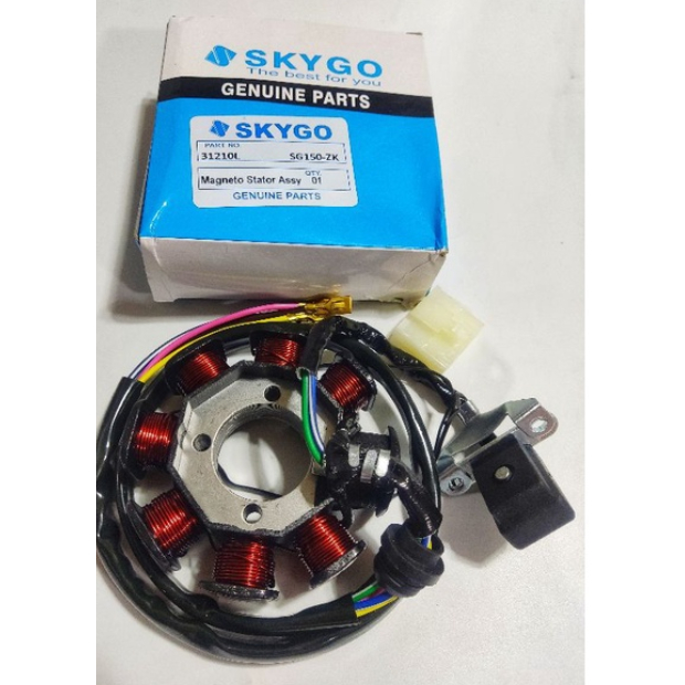 SKYGO125/150 EURO150/175 MAGNETO STATOR ASSY | Shopee Philippines