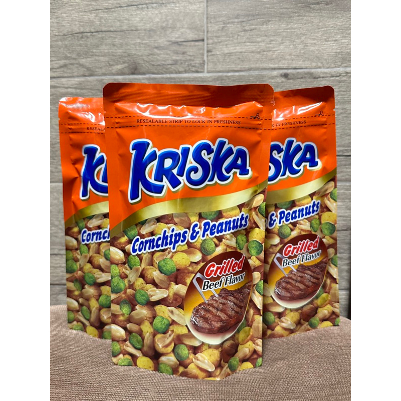 Kriska Cornchips & Peanuts 150g | Shopee Philippines