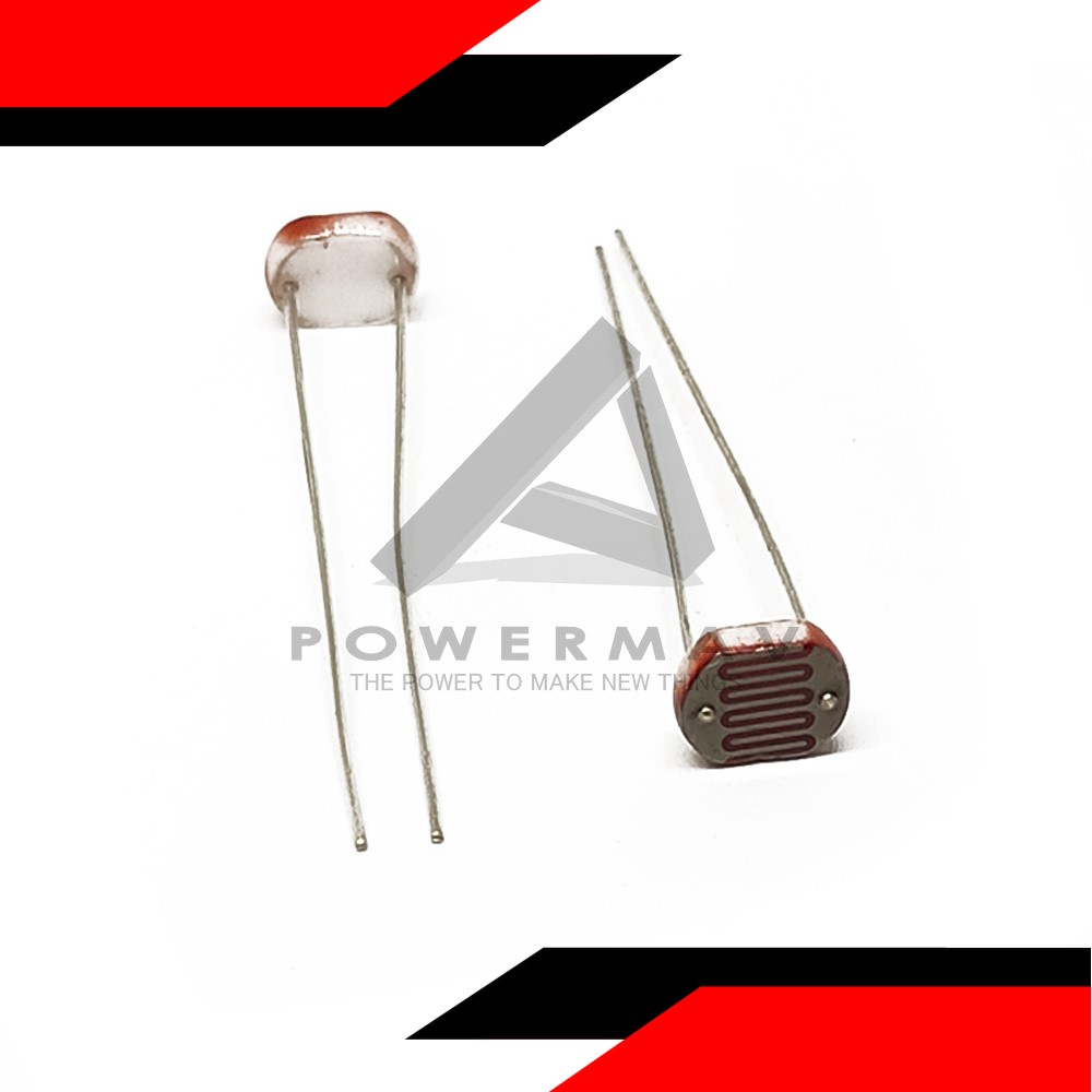 2pcs Ldr 7mm GL7516 Photoresistor sensor Max. Voltage- 150 Max. Power ...