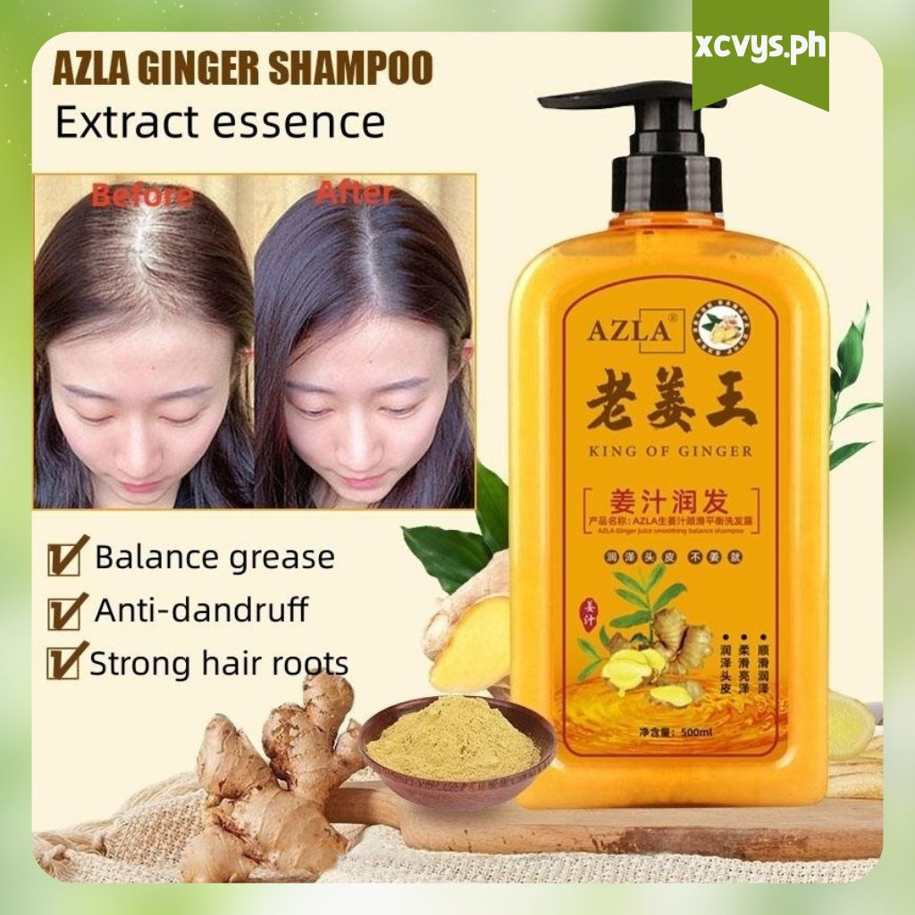 Ginger Shampoo Anti Hair Loss Shampoo Rapid Regrowth Hair Anti Dandruff Anti Itch Shampoo500ml