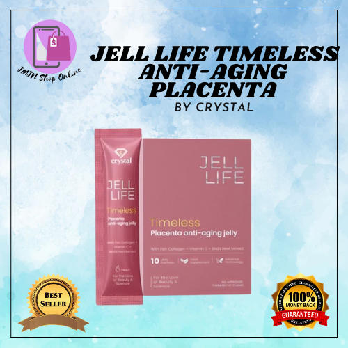 ORIGINAL JELL LIFE TIMELESS PLACENTA ANTI-AGING JELLY Peach Flavor WITH ...