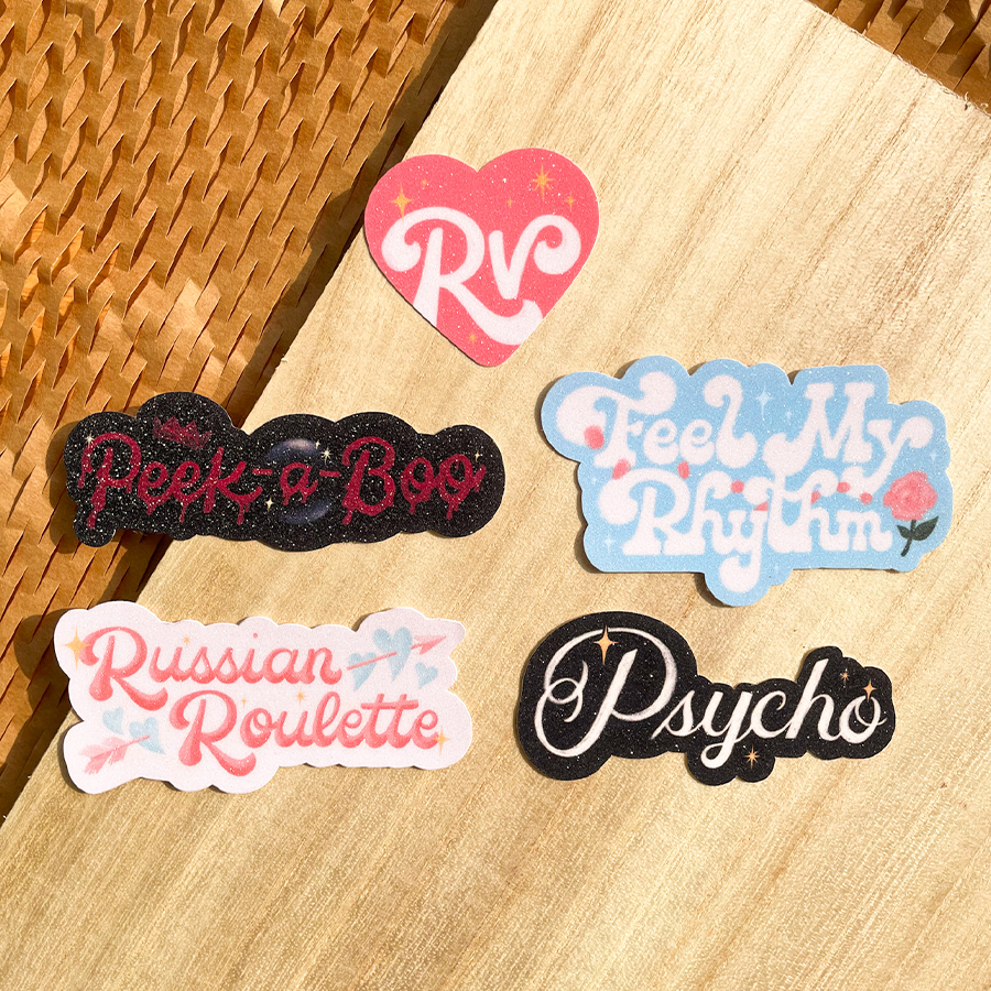 Red Velvet | Vinyl Glitter Sticker Set | Kpop | Andy Lam | Shopee ...