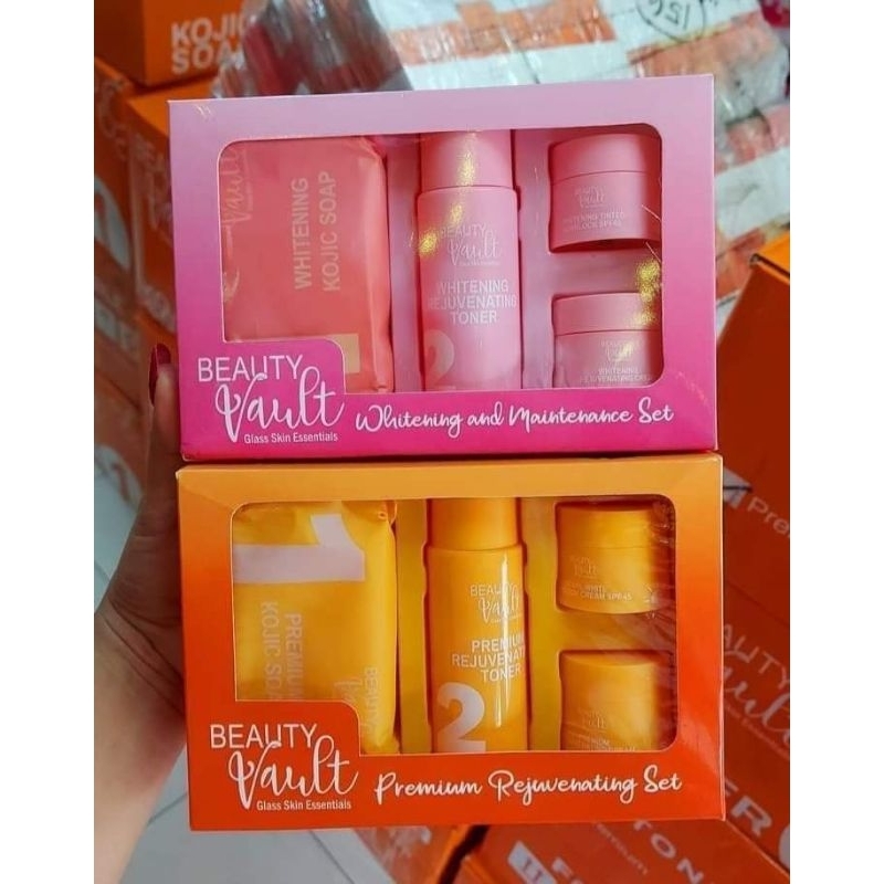 ORIGINAL NEW PACKAGING BEAUTY VAULT REJUV/WHITENING SETS | Shopee ...