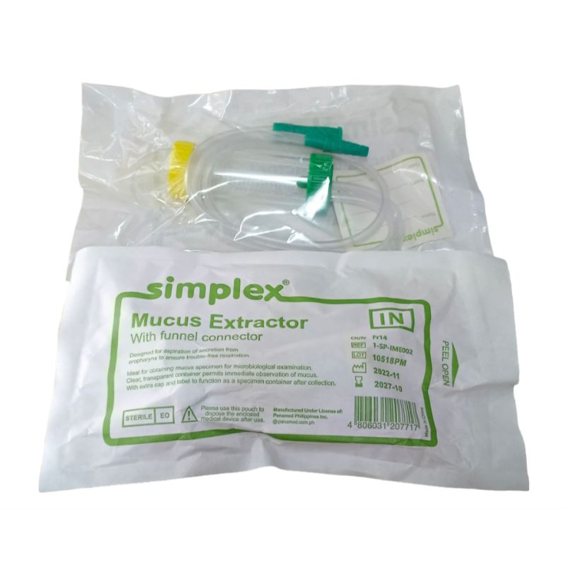 Mucus Extractor with Funnel connector fr14 (Simplex) | Shopee Philippines