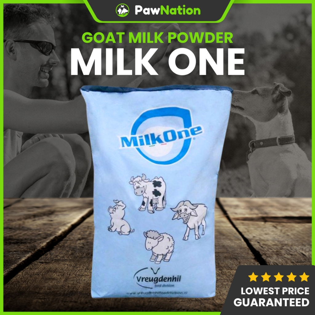 Milk One 25kg Goat's Milk Powder Replacer for Puppies, Kittens, Dogs ...