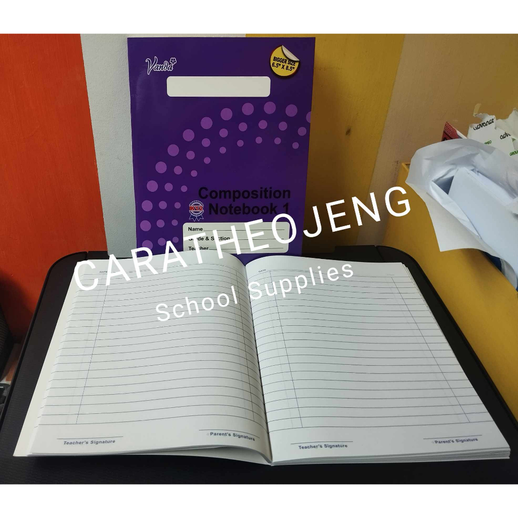 VANDA K12 COMPOSITION 1 NOTEBOOK - SOLD PER BUNDLE 10PCS/BUNDLE ( 1 ...