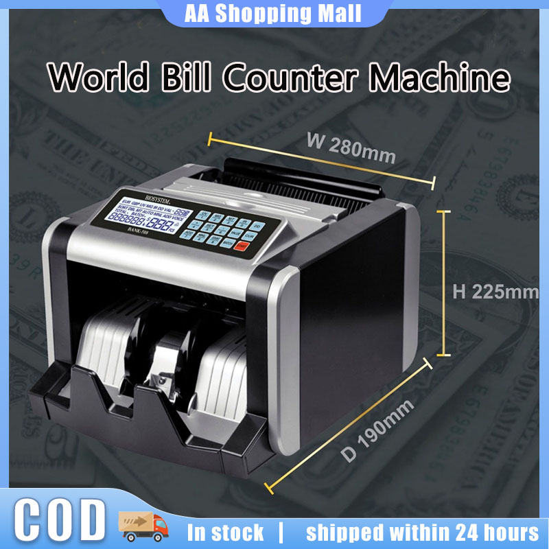 Money Counter World Bill Counter Automatic Cash Registe Money Counter ...