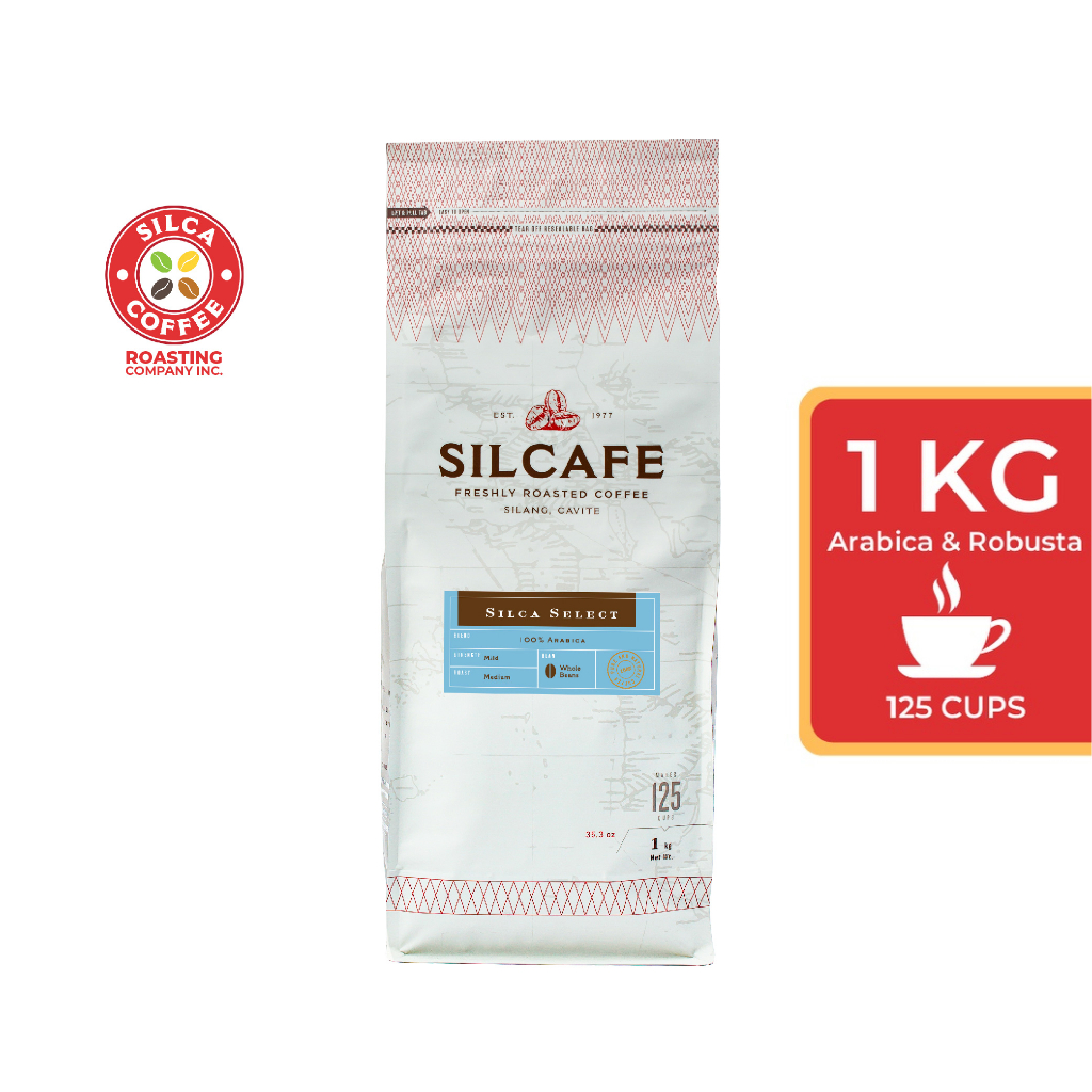 Silcafe Silca Select Whole Beans Coffee - 1KG | Shopee Philippines