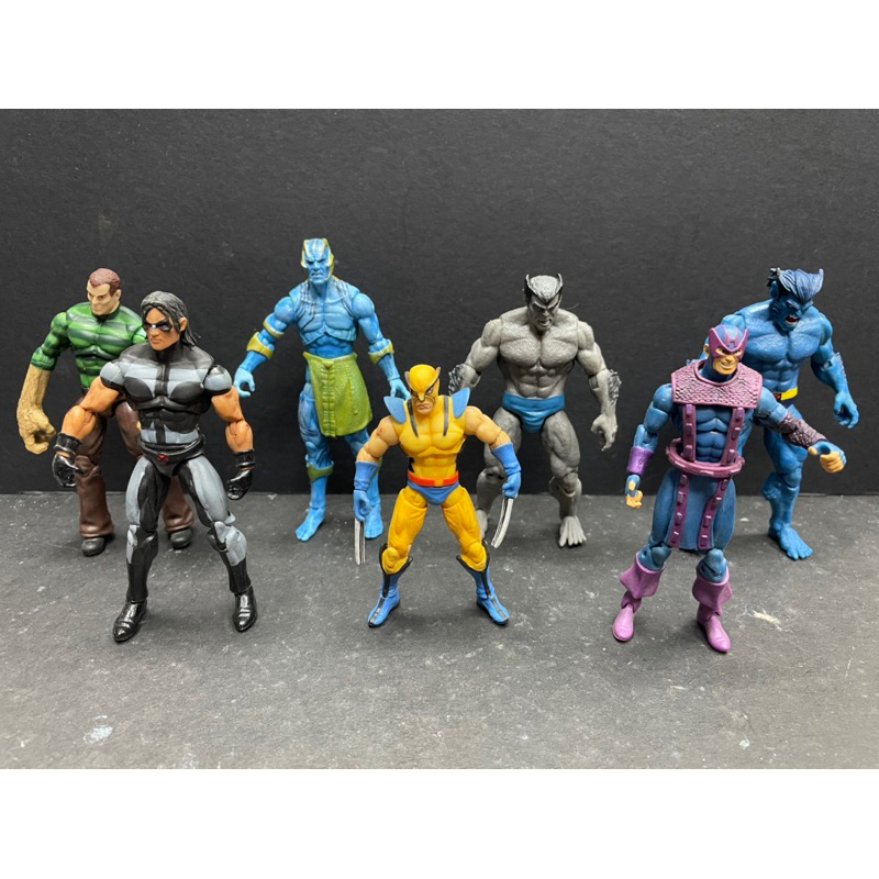 Marvel Universe 3.75 Beast, Wolverine, Sandman, Hawkeye, Frost Giant ...