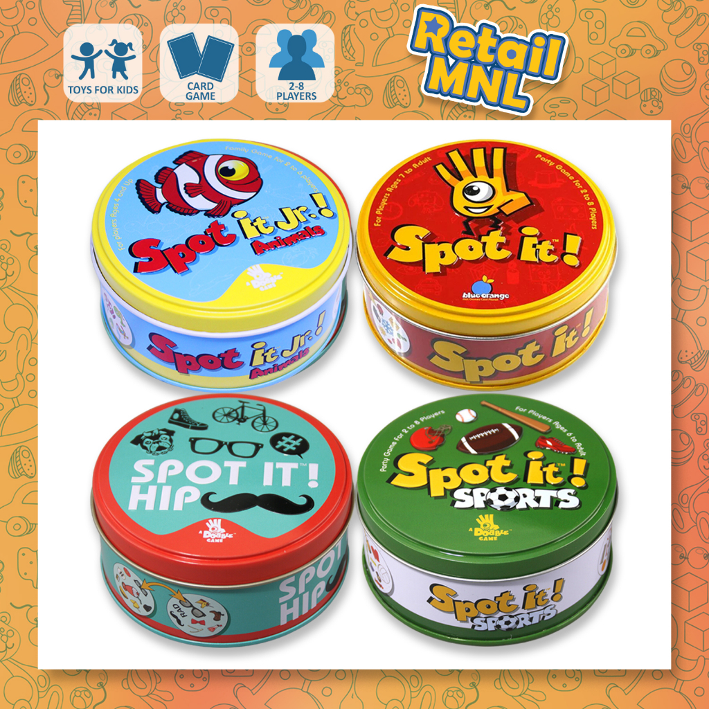 Retailmnl Spot It Card Game Party Game Toy for Kids | Shopee Philippines