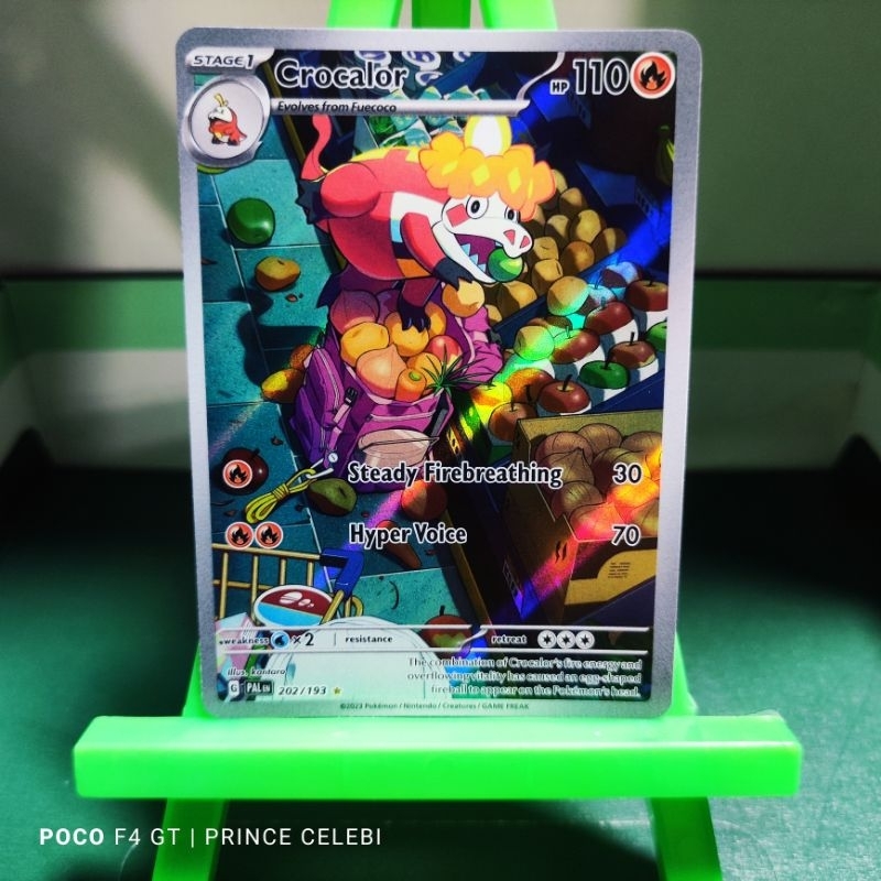 Pokemon TCG - Crocalor IR (OC) | Shopee Philippines