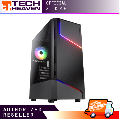 COMPUTER CASE COUGAR MX360 RGB MID-TOWER GAMING CASE W/ TG /1*ARGB FAN ...