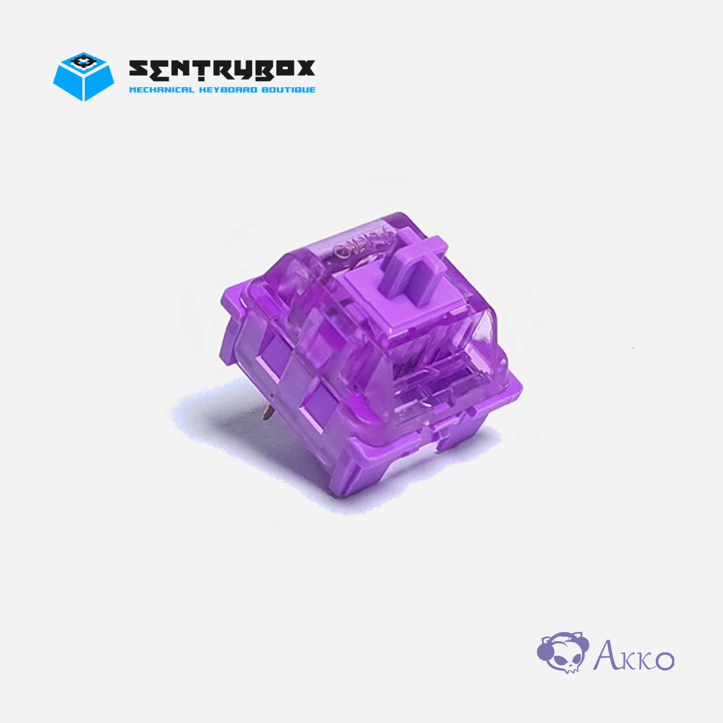Akko Lavender Purple 45 pcs pack Tactile Mechanical Keyboard Switches ...