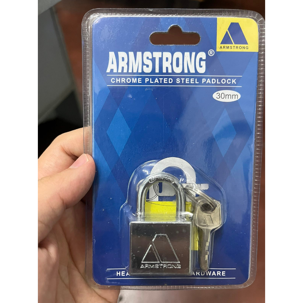 Chrome Plated Steel Padlock 30 mm 40 mm 50 mm | Shopee Philippines